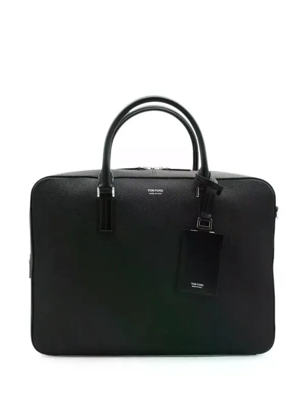 TOM FORD Grained Leather Tote Bag