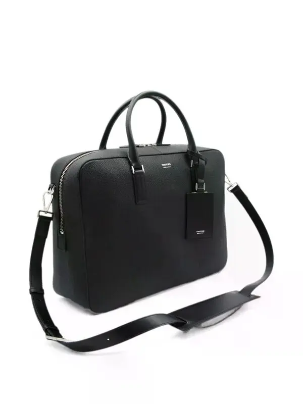 TOM FORD Grained Leather Tote Bag