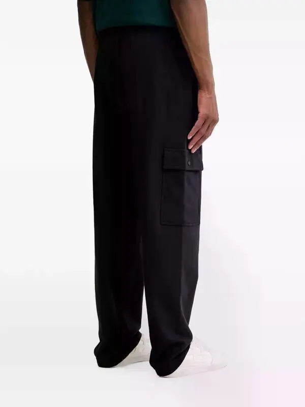 Adidas Logo-embroidered Cargo Pants
