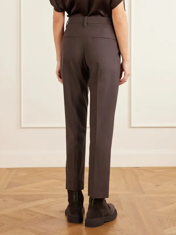Brunello Cucinelli Tailored Wool-blend Trousers