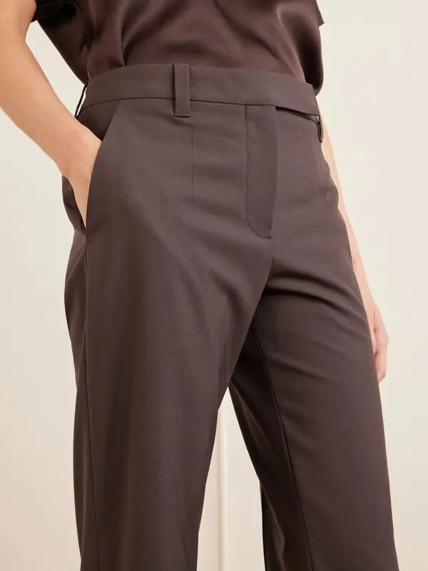 Brunello Cucinelli Tailored Wool-blend Trousers