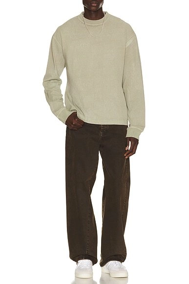 AGOLDE Long Sleeve Asha Shirt - Delta