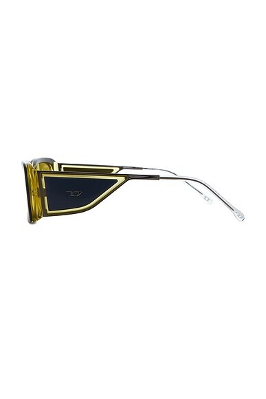 DIESEL® Rectangle Sunglasses - Yellow