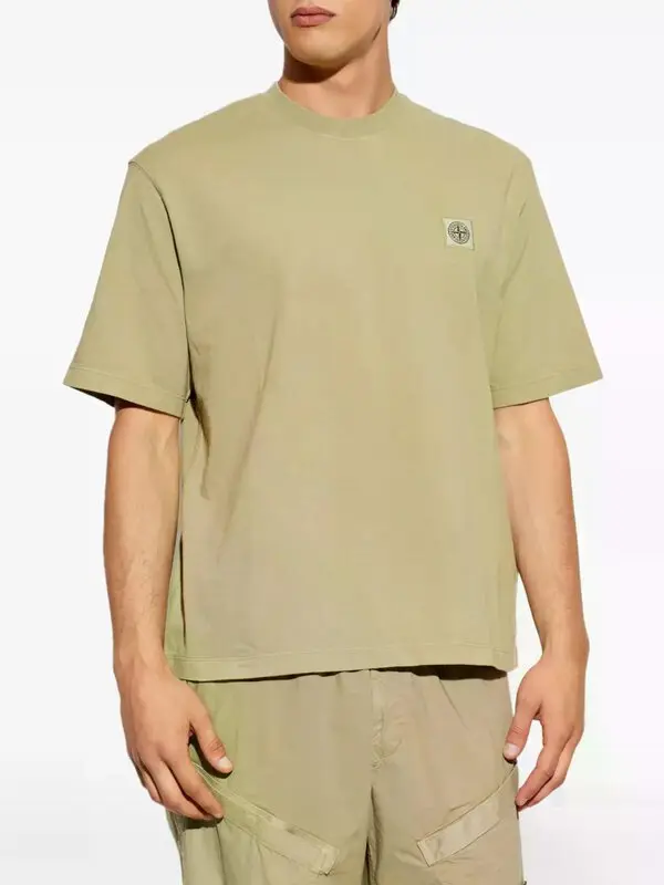 Stone Island Logo-patch T-shirt - Green