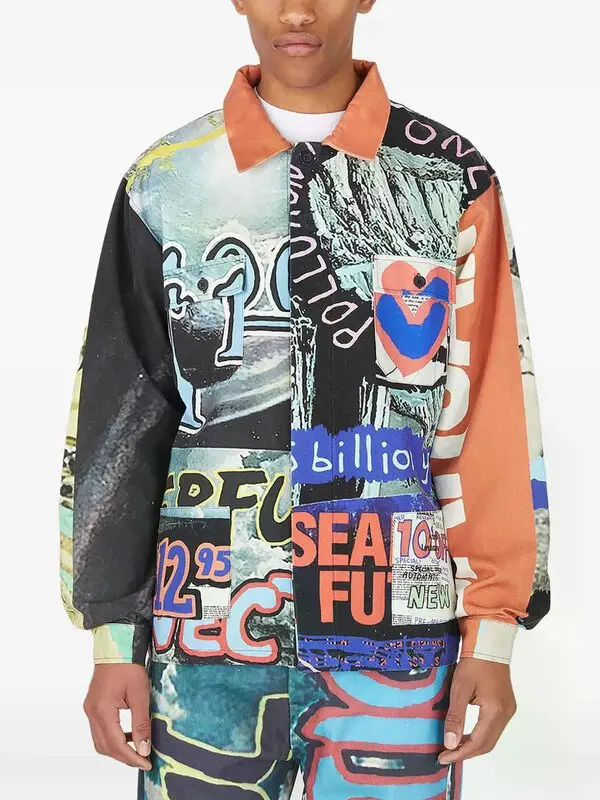 DRX X STEFAN MEIER X LN-CC Graphic Print Cotton Jacket