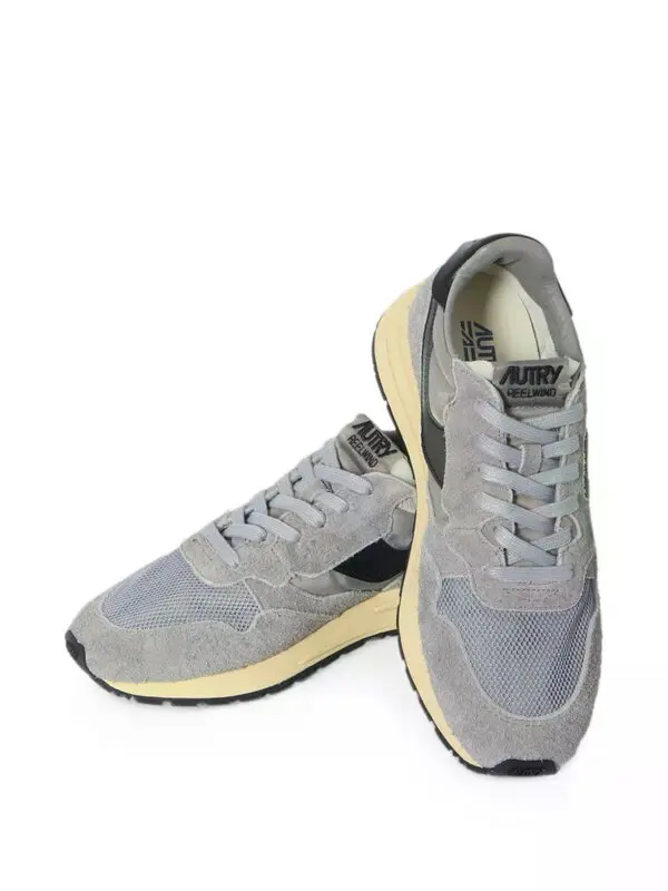 AUTRY Reelwind Sneakers In Suede And Mesh - Grey