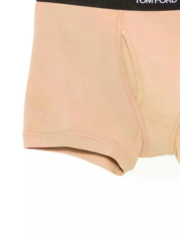 TOM FORD Logo-waistband Boxer Briefs - Neutrals