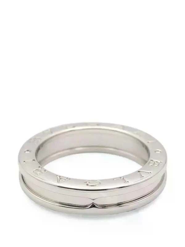 BVLGARI 18k White Gold B.zero1 Ring - Silver