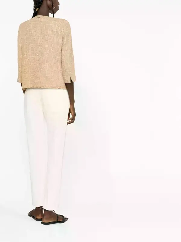 Herno Zip-up Tweed Jacket