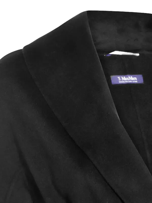 Max Mara Belted Shawl-lapel Coat