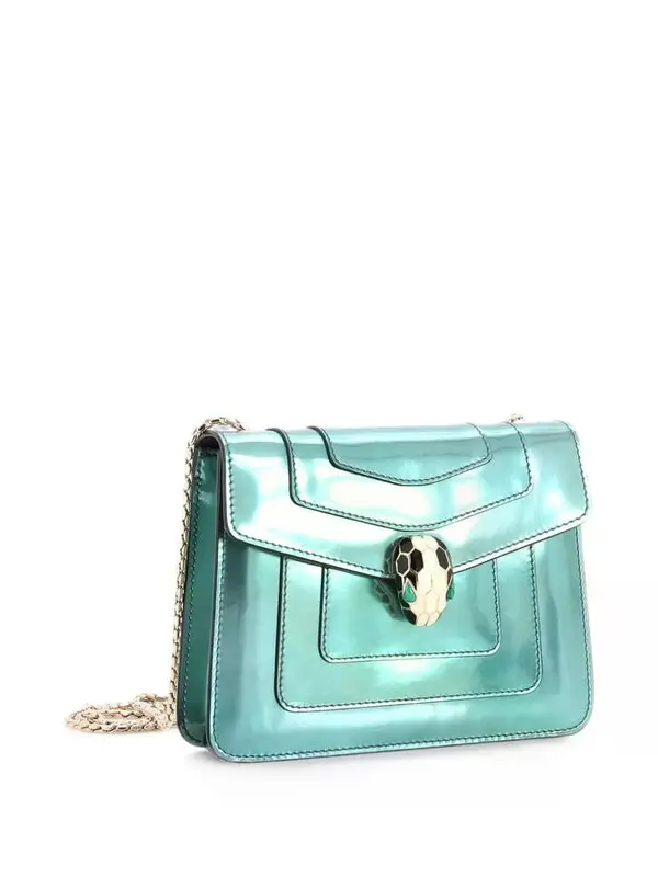 BVLGARI Serpenti Forever Small Shoulder Bag - Blue