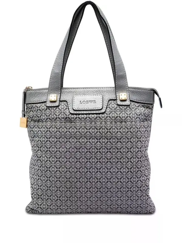 Loewe 2007 Anagram Canvas Tote Bag