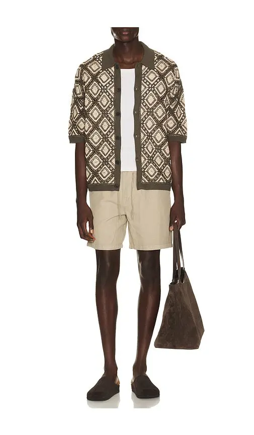 ALLSAINTS Folgate Twill Shorts - Brown