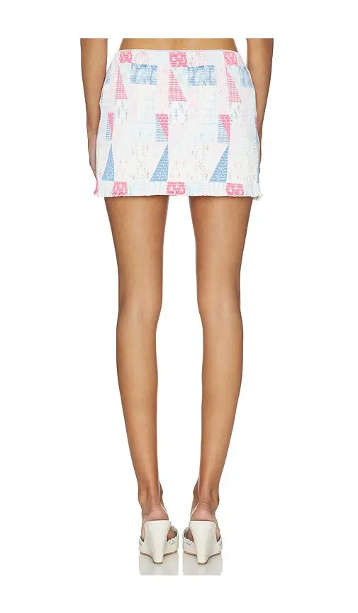 LoveShackFancy Arwen Patchwork Swim Skirt