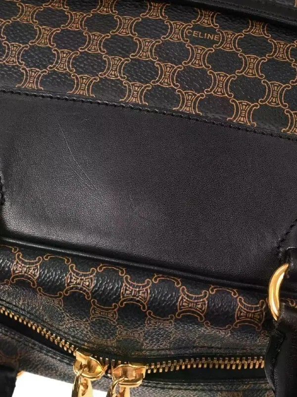 Celine Macadam Print Top Handle Bag