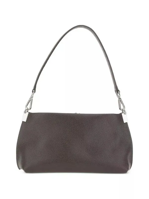 GIANNI CHIARINI Tumbled Leather Shoulder Bag - Brown