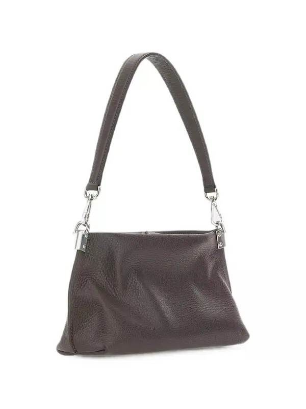 GIANNI CHIARINI Tumbled Leather Shoulder Bag - Brown