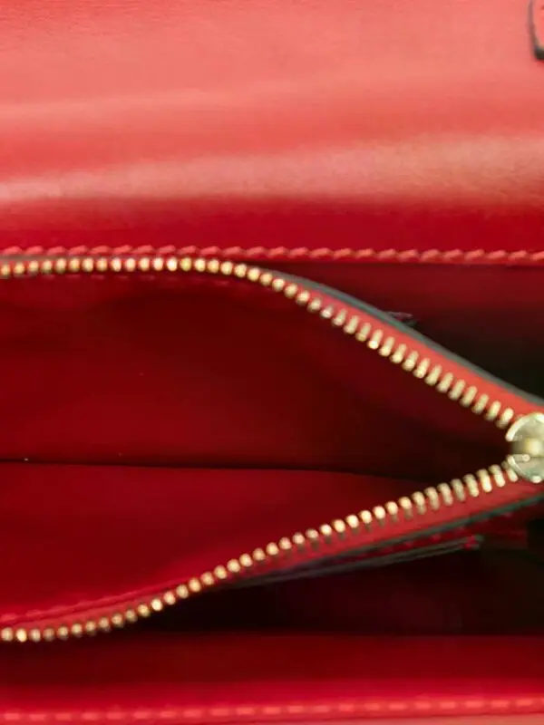 Valentino Garavani Leather Rockstud Chain Pouch Crossbody Bag