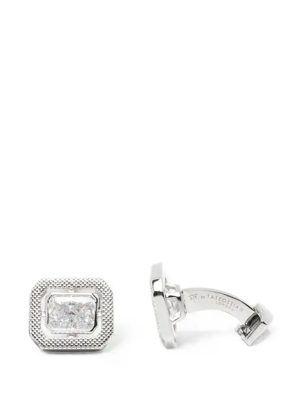 Tateossian Crystal-embellished Cufflinks