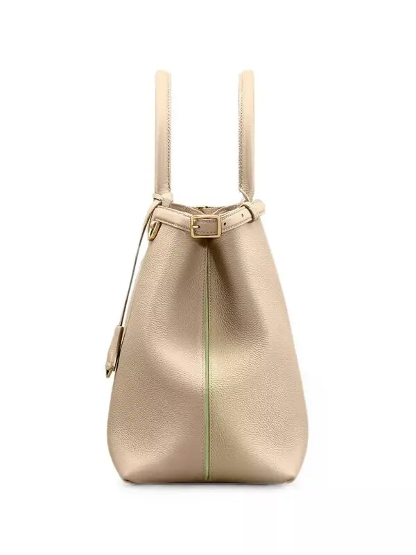 MAISON DE SABRE Large Palais Leather Shoulder Bag - Neutrals