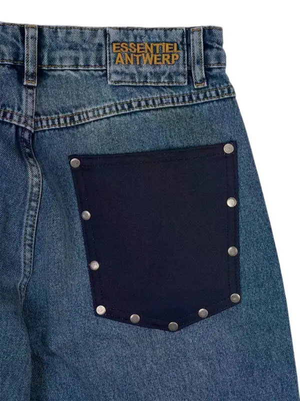 Essentiel Antwerp Jansen Stud Embellished Distressed Jeans