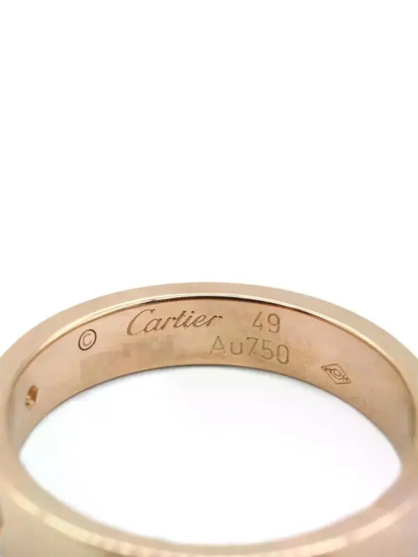 Cartier 18k Rose Gold Diamond Love Ring