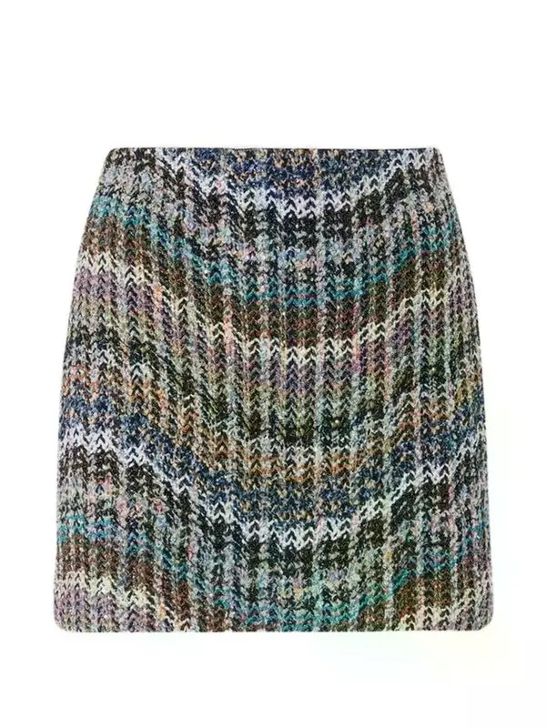 Missoni Zigzag-knit Sequin-embellished Mini Skirt - Black