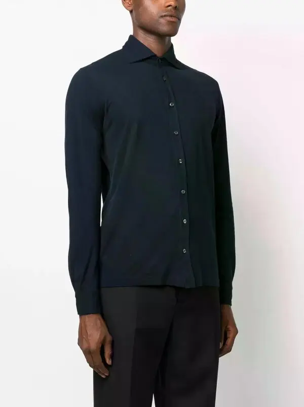 BARBA NAPOLI Long-sleeve Cotton Shirt