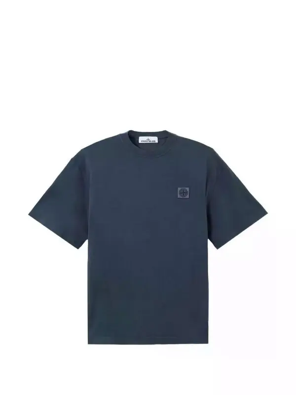 Stone Island Logo-patch T-shirt - Blue