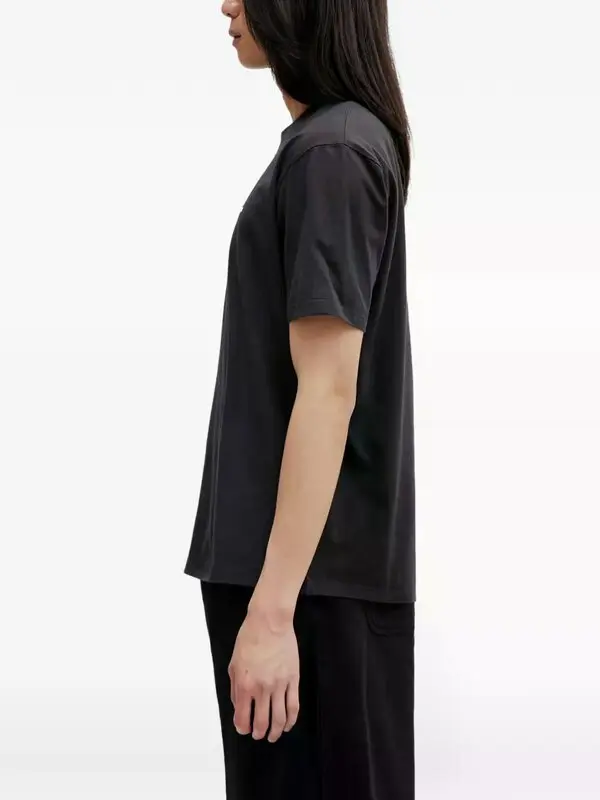 Barbour Dalton Logo-embroidered T-shirt - Black