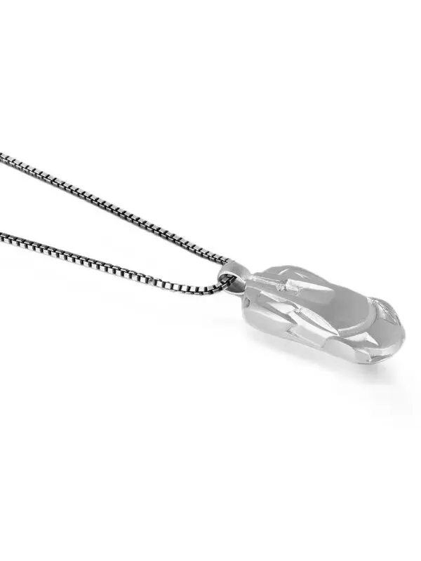 Tateossian Tone Car Pendant Box Chain Necklace