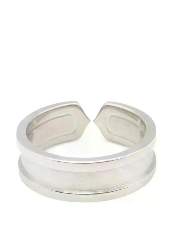 Cartier 18k White Gold C2 Ring - Silver