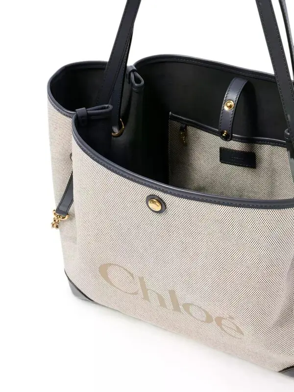 Chloé Clover Double-carry Tote Bag - Neutrals