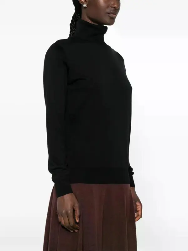 SERGIO MORETTI FIRENZE Fine Knit Roll Neck Long Sleeve Jumper