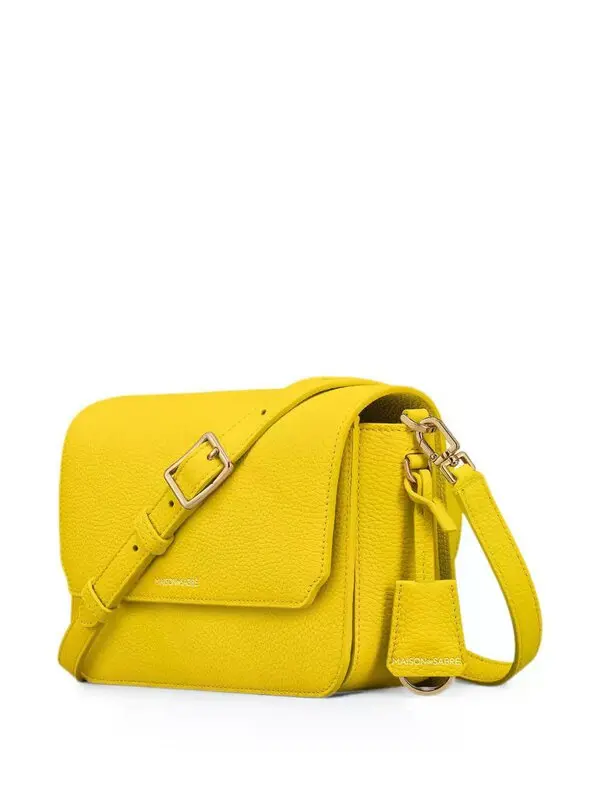 MAISON DE SABRE Leather Shoulder Bag - Yellow