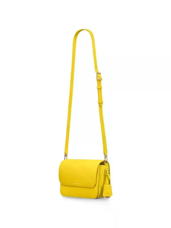 MAISON DE SABRE Leather Shoulder Bag - Yellow