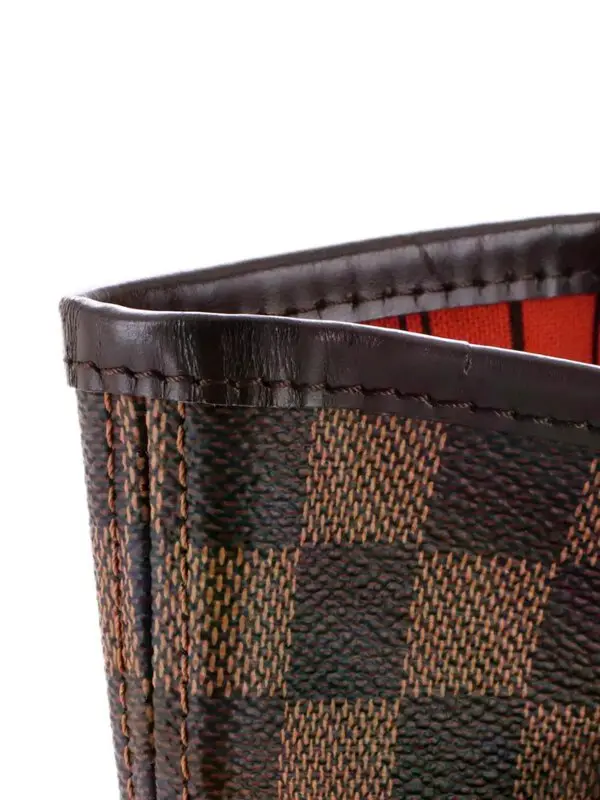 LOUIS VUITTON Neverfull Damier Mm Tote Bag - Brown
