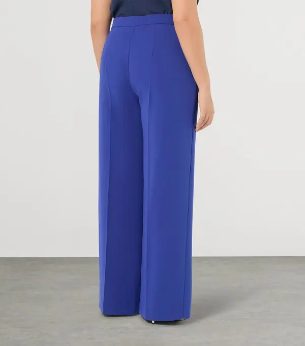 Marina Rinaldi Cady Wide-leg Tailored Trousers