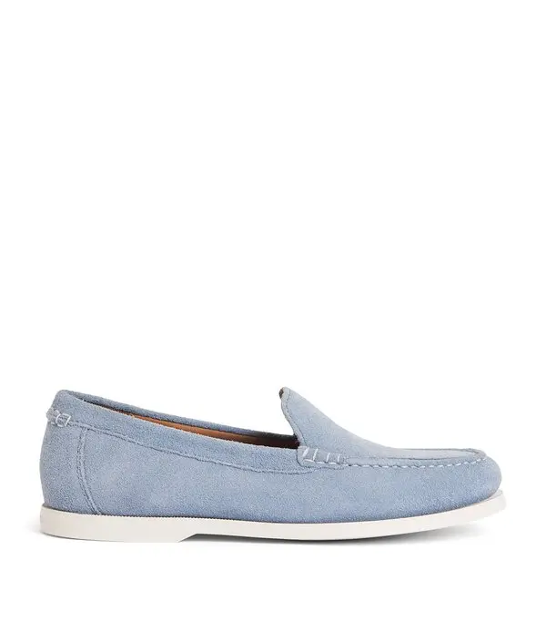 Polo Ralph Lauren Suede Venetian Loafers - Blue