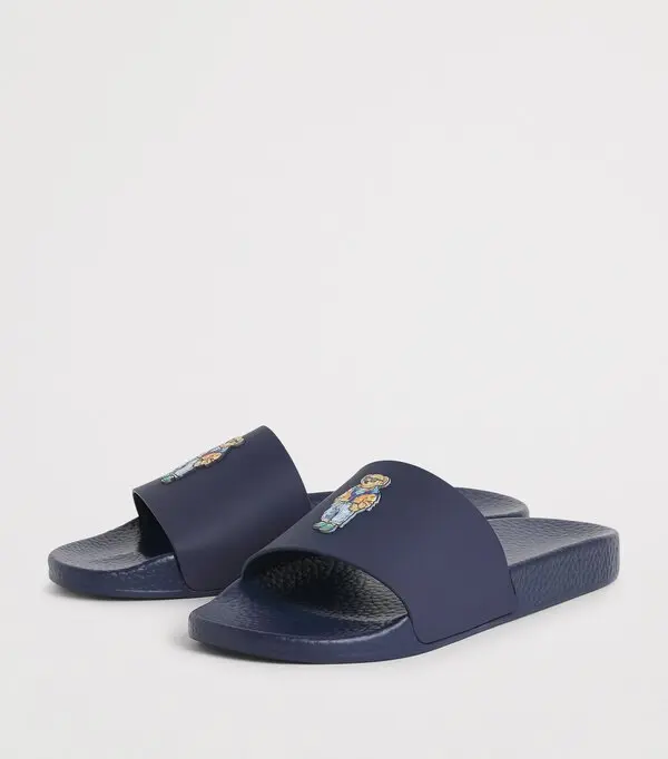 Polo Ralph Lauren Polo Bear Slides - Navy