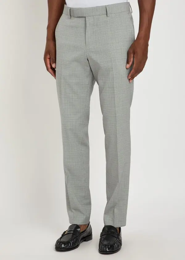 BOSS Houndstooth Stretch-wool Suit