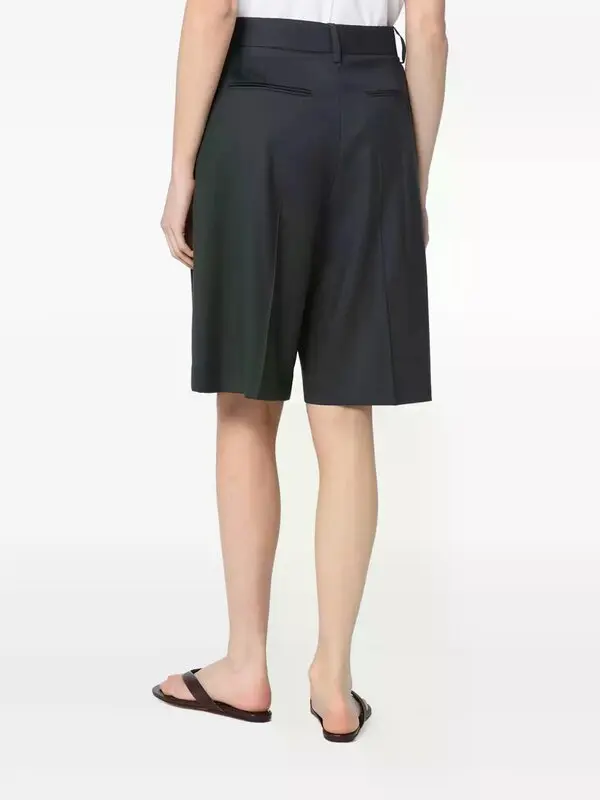 6397 Pleated-front Tailored Shorts