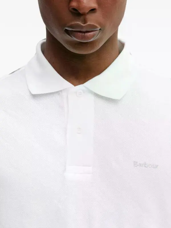 Barbour Hexham Polo Shirt - White