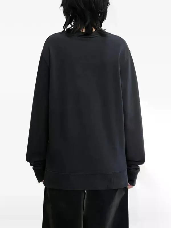 CAFÉ KITSUNÉ Fox Appliqué Sweatshirt