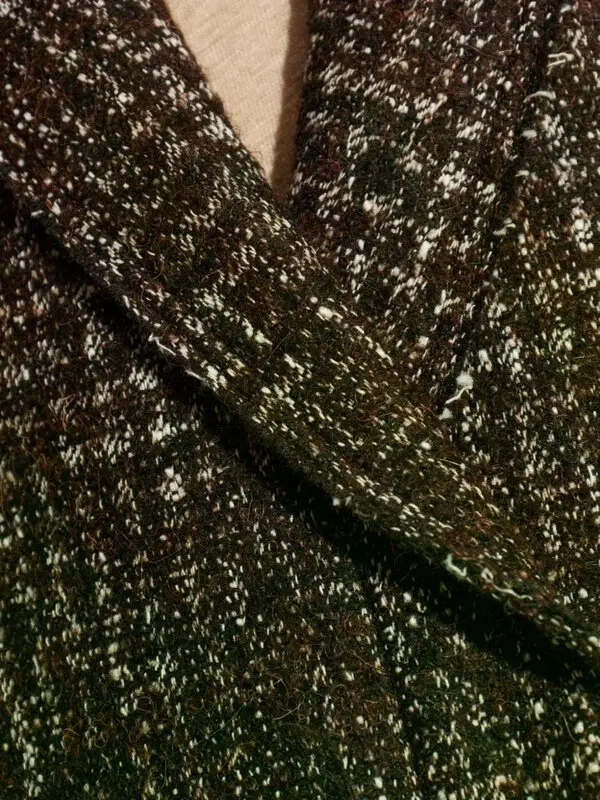 IRO PARIS Igliya Bouclé Checked Coat