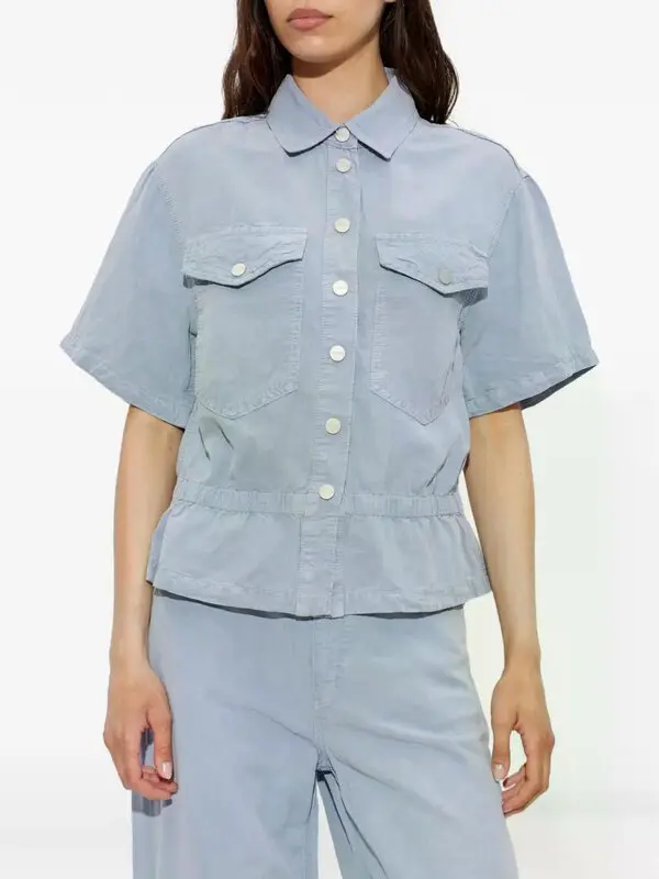 ALLSAINTS Elasticated Waist Short Sleeve Shirt