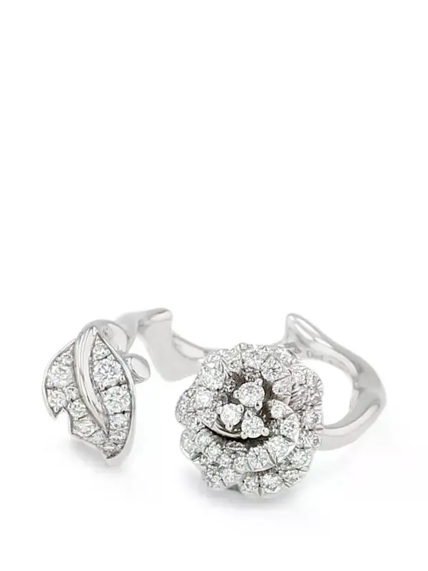 Dior Rose Bagatelle Diamond Ring - Silver