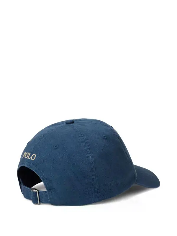 Polo Ralph Lauren Embroidered Cotton Baseball Cap - Blue