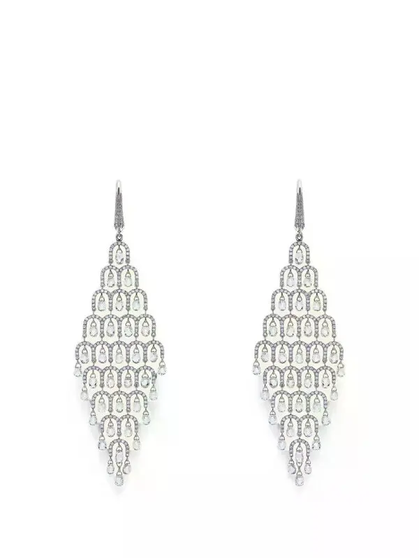 JEWELS AFICIONADO Diamond Chandelier Earrings