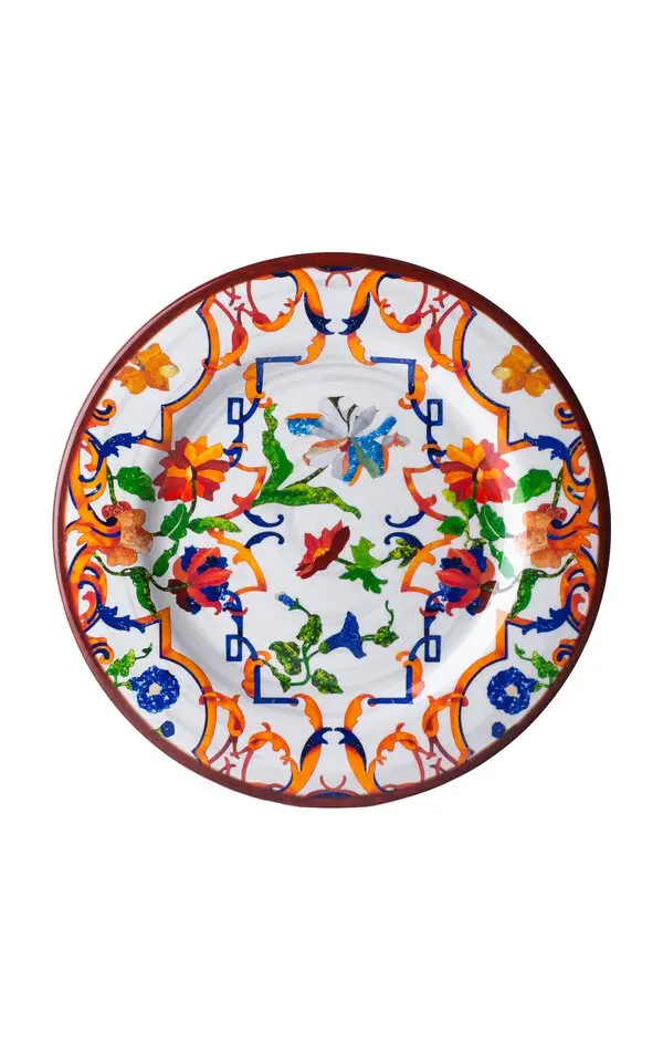 MARIO LUCA GIUSTI Set-of-six Pancale Melamine Dinner Plates - Multi